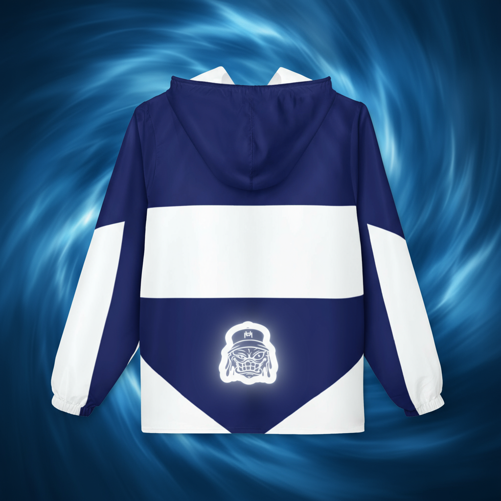 Windbreaker Jacket (Navy) – Hat Monster